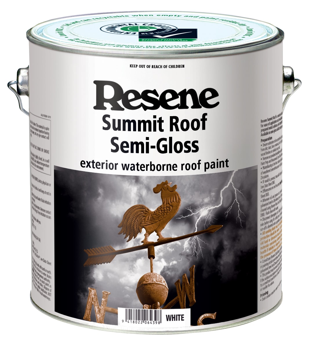 Resene Summit Roof Semi-Gloss - Eco Choice Aotearoa
