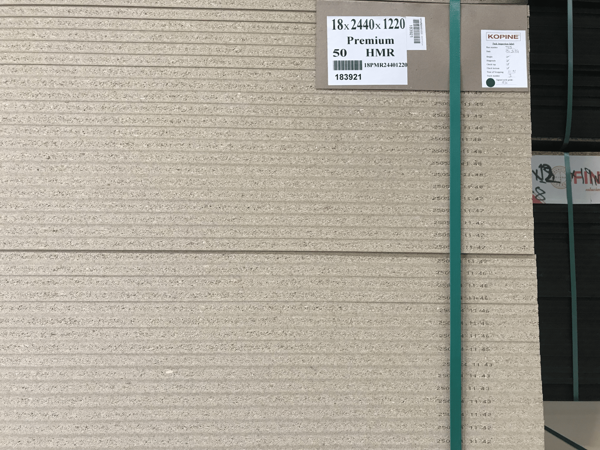 Kopine HMR (moisture resistant) particle board: 9mm- 33mm - Eco Choice ...